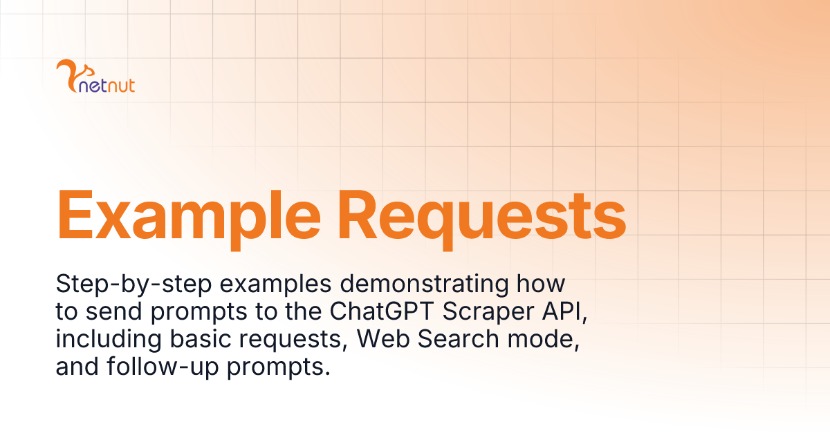 Example Requests | NetNut Documentation