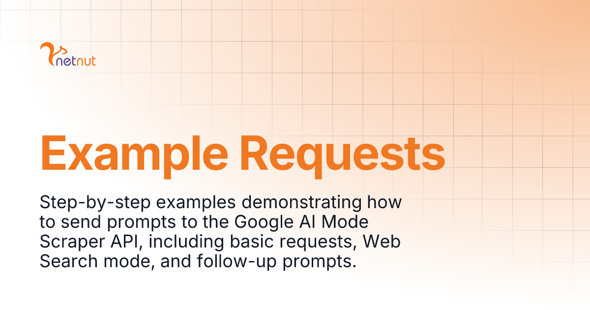 Example Requests | NetNut Documentation